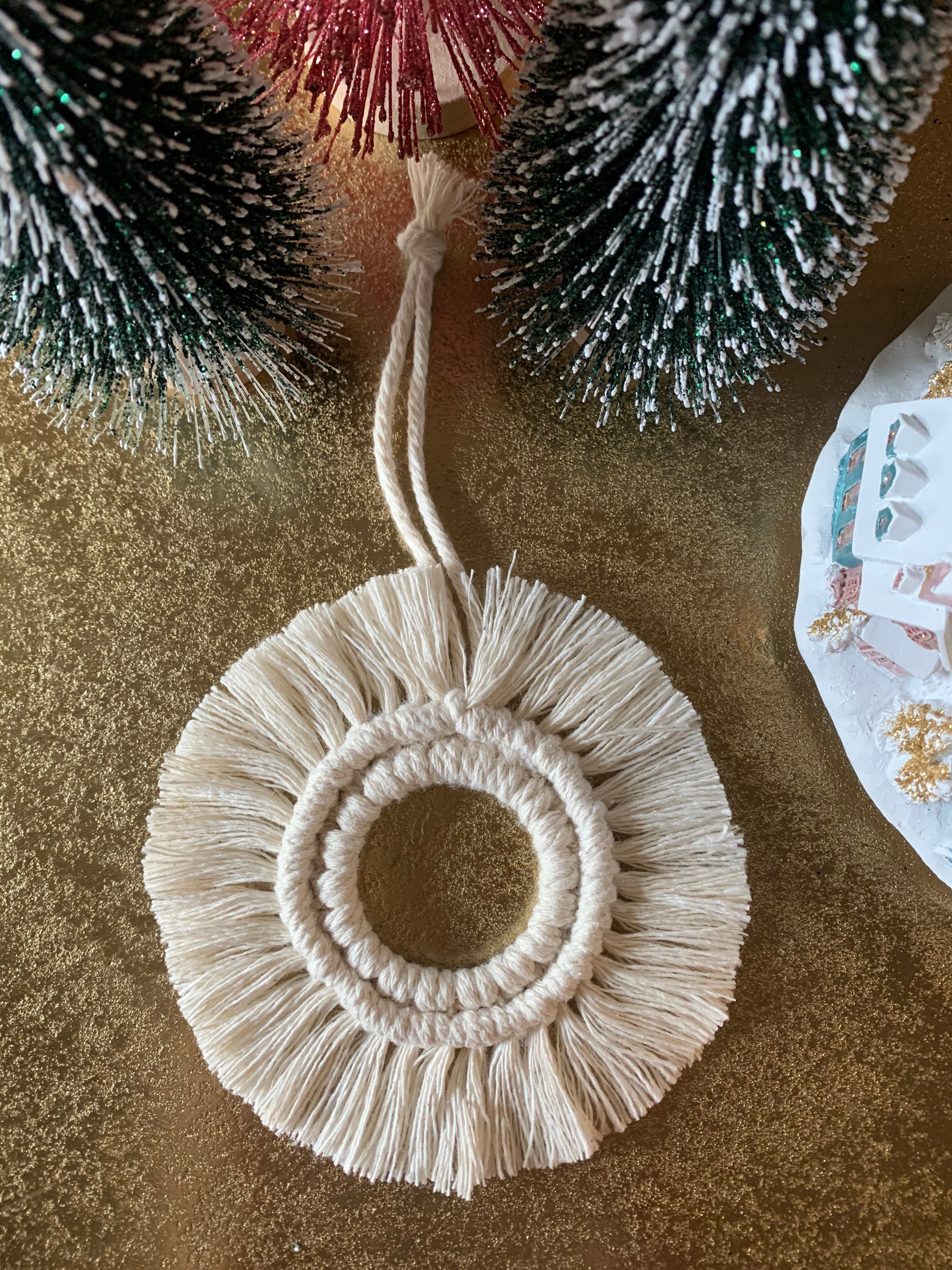 Macrame Ornaments: Choose a Shape - Etsy