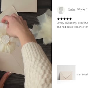 Mist Envelopes, Wedding Envelopes, Tan Wedding Envelope, Tan Invitation ...