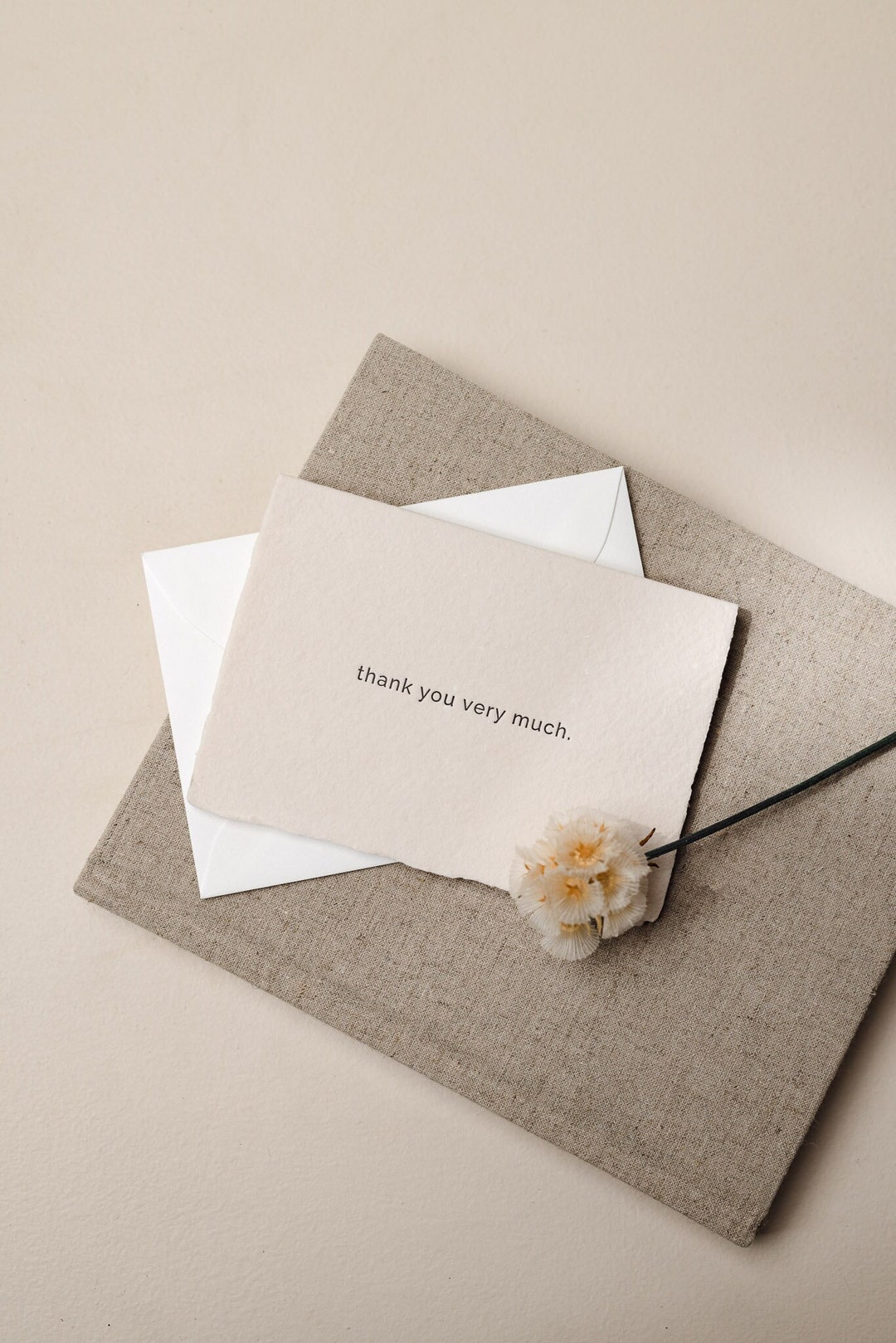 Letterpress Thank You Cards, Thank You Card Set, Business Thank You ...