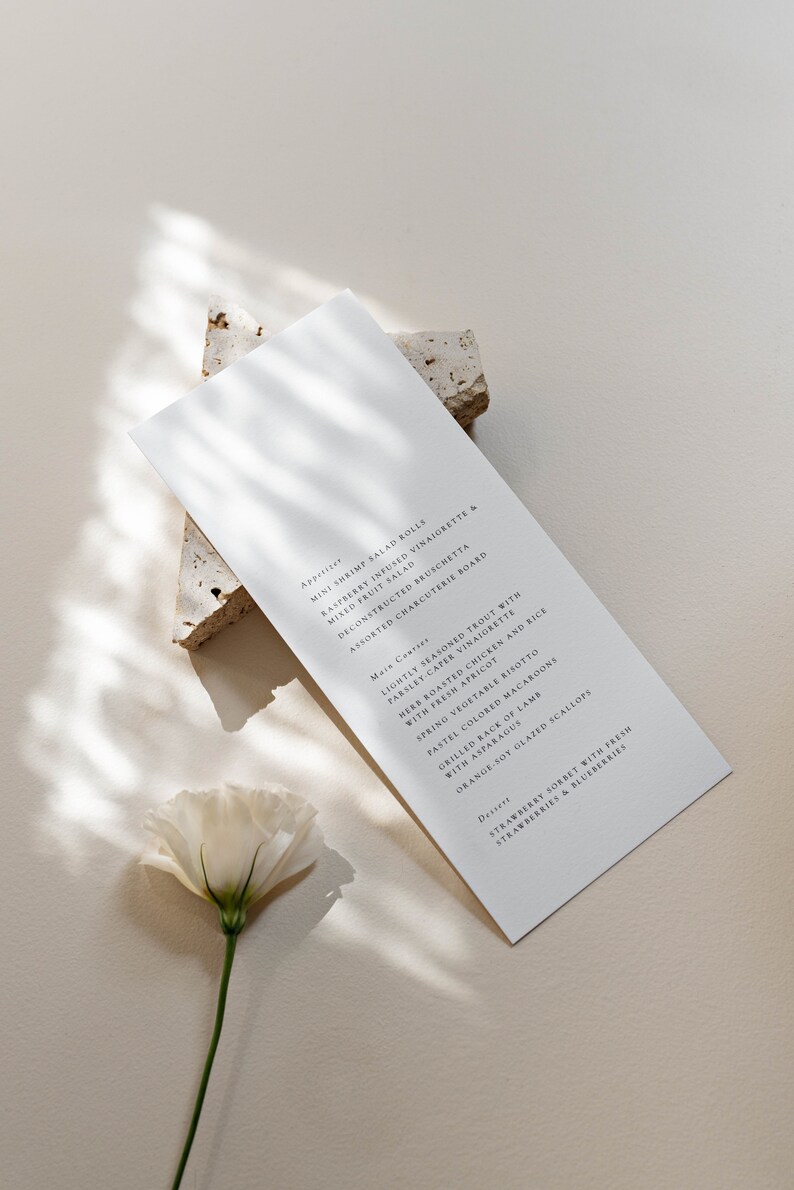 Modern Wedding Invitation Minimal Wedding Invitation - Etsy