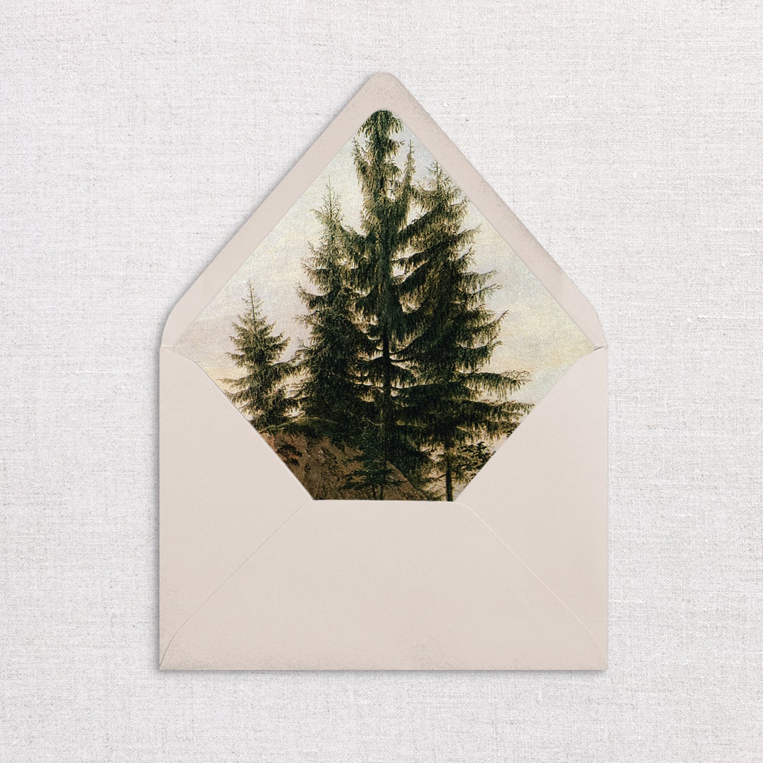 Fall Envelope Liner, Tree Envelope Liner, Nature Envelope Liner ...