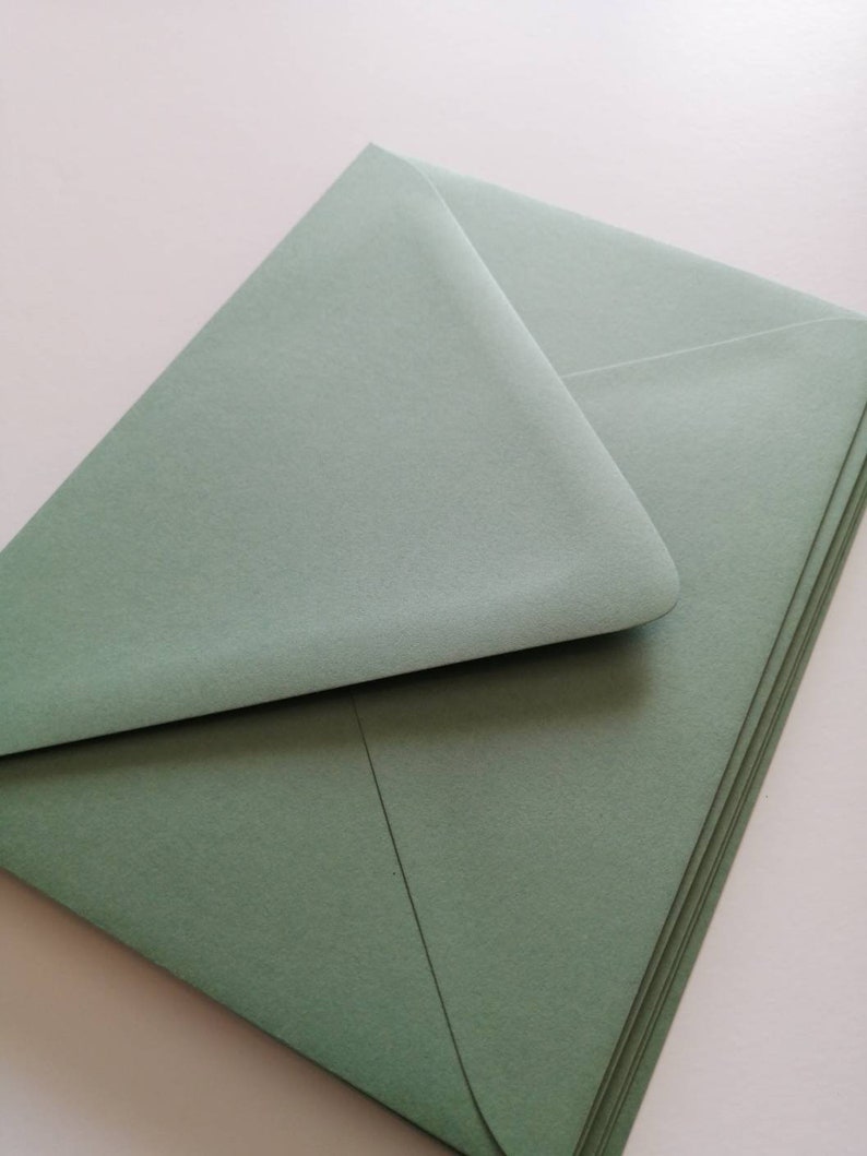 Green Envelopes, Green Invitation Envelope, Green Wedding Envelopes ...