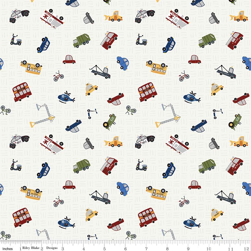 Cars and Trucks Fabric Collection by the Yard 100% Cotton “it Takes a ...