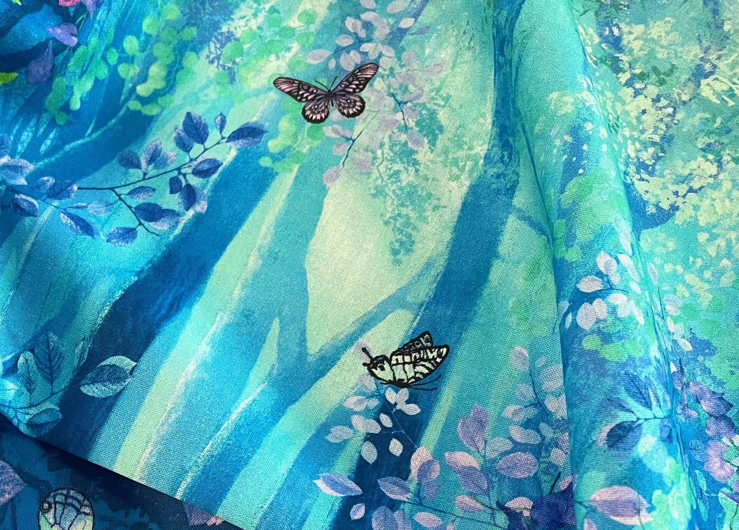 Forest Magic 24 Quilt Panel 100% Premium Cotton Fabric by - Etsy