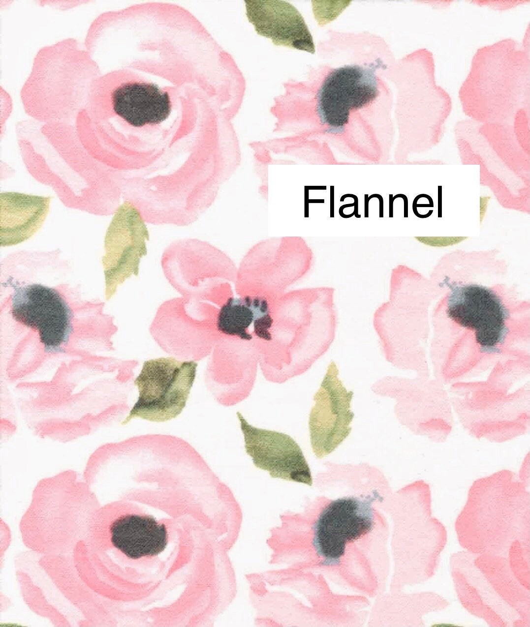 Hazel Floral Flannel Fabric by the Yard or Half Yards 100% - Etsy