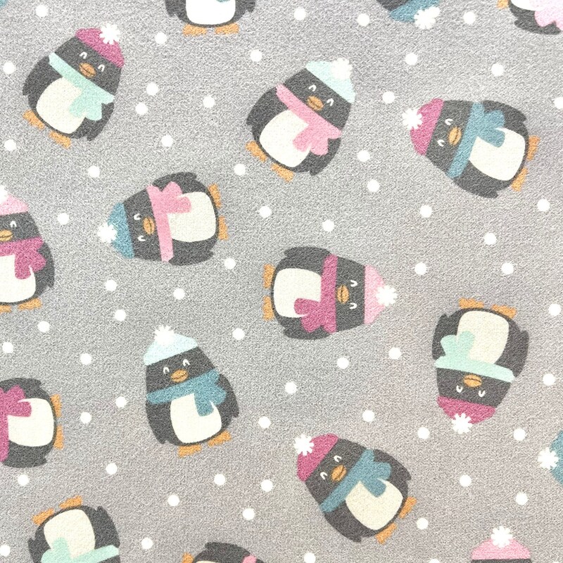 Penguin Fabric - Etsy