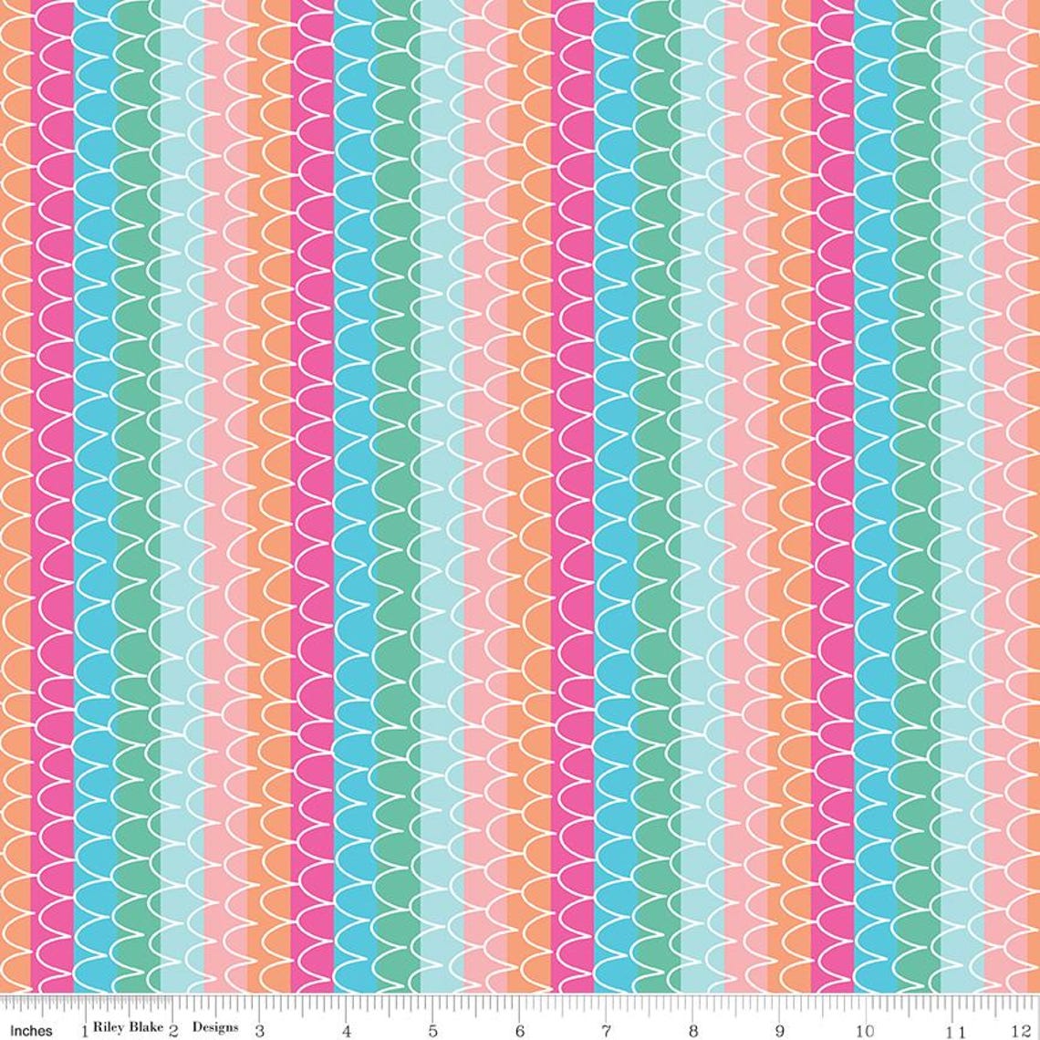 Mer-mazing Friends Mermaid Fabric Collection Riley Blake by the Yard ...