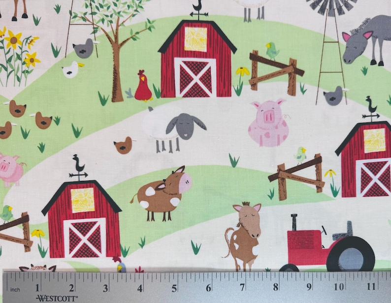 Farm-tastic Friends Fabric Collection 100% Premium Cotton by Studio E ...