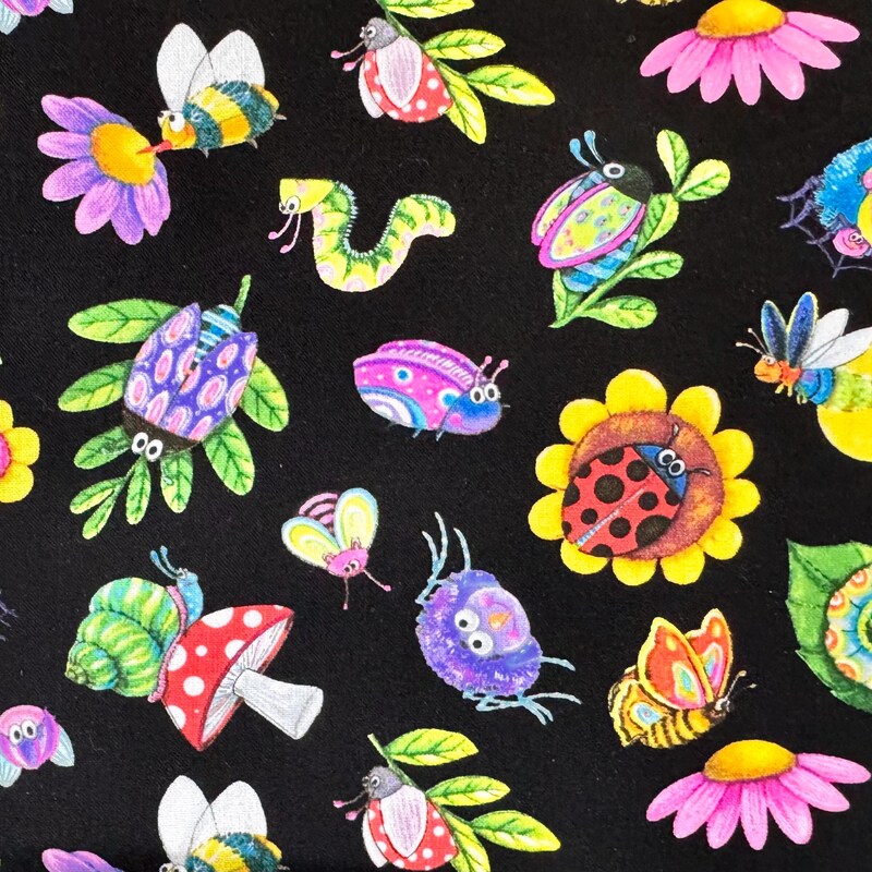 Garden and Bug Fabric - Etsy