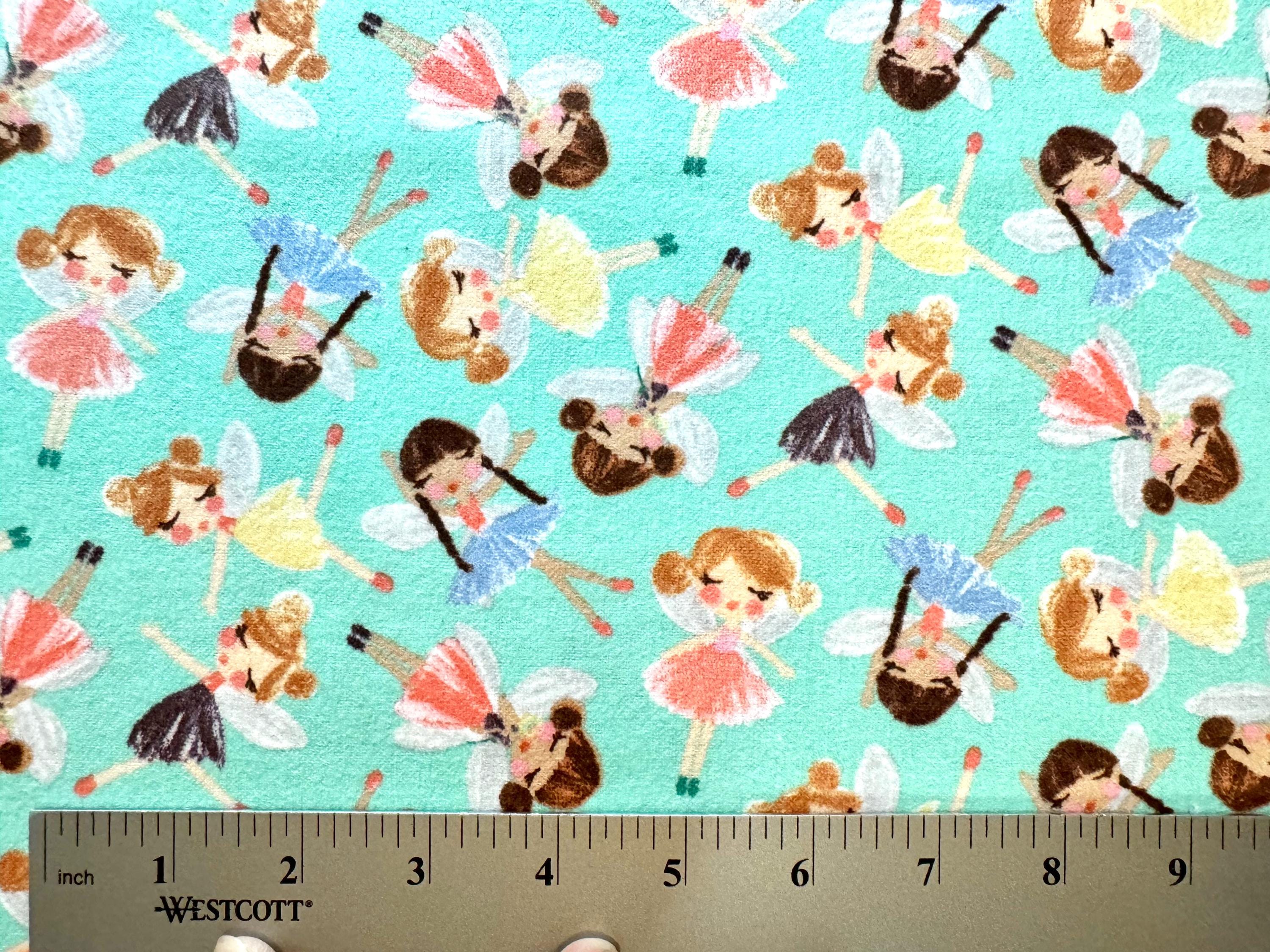 Pixie Dust Flannel Collection Fabric by the Yard 100% Cotton by 3 ...