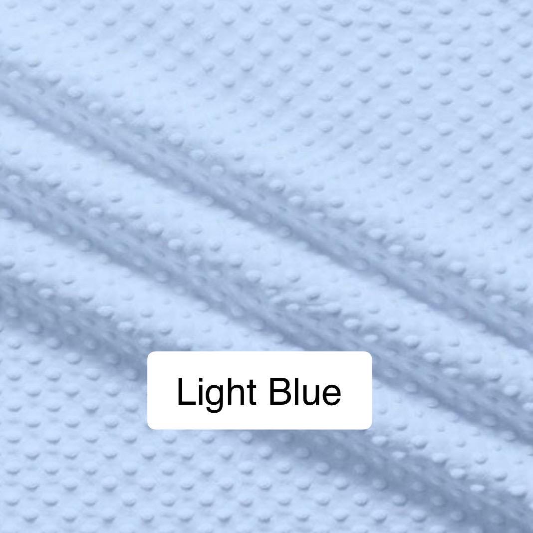 Dimple Dot Luxe Minky Fabric by the Yard 58” Wide Single-sided Premium ...