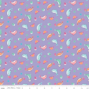 Mer-mazing Friends Mermaid Fabric Collection Riley Blake by the Yard ...