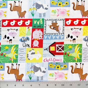 Farm-tastic Friends Fabric Collection 100% Premium Cotton by Studio E ...