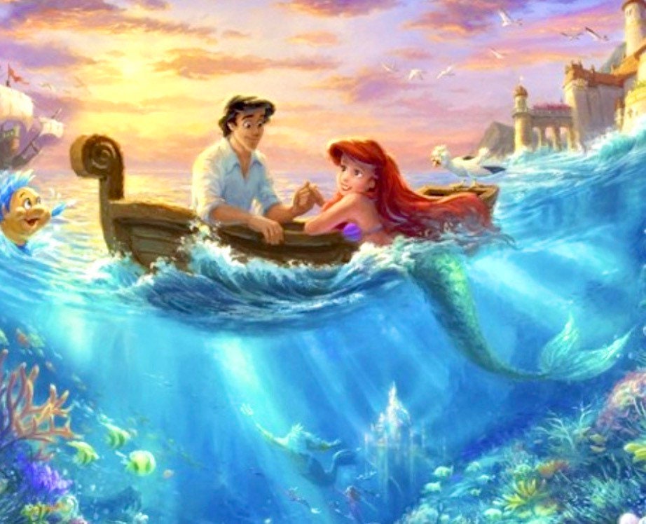 Thomas Kinkade Disney Little Mermaid Puzzles