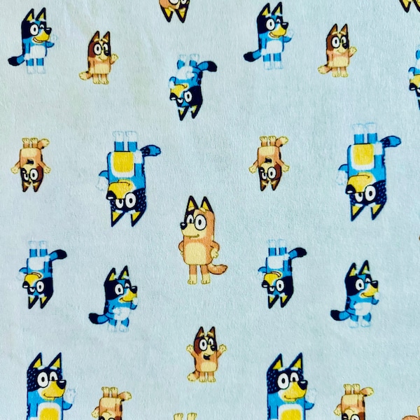 Bluey Fabric by the Yard - Etsy