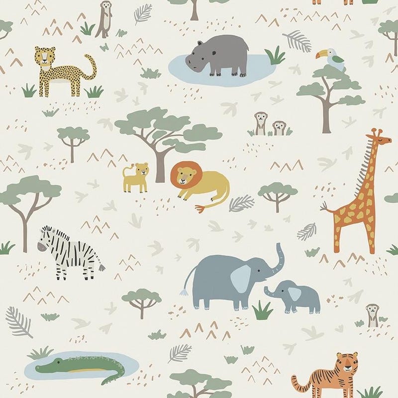 Hippo Themed Fabric - Etsy