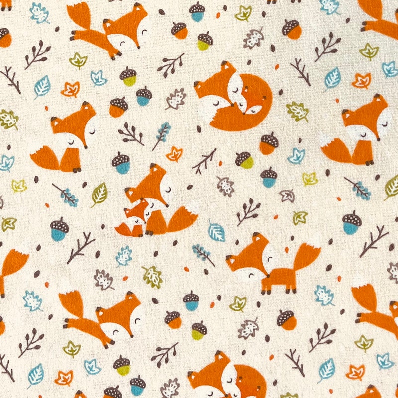 Fox Fabric - Etsy