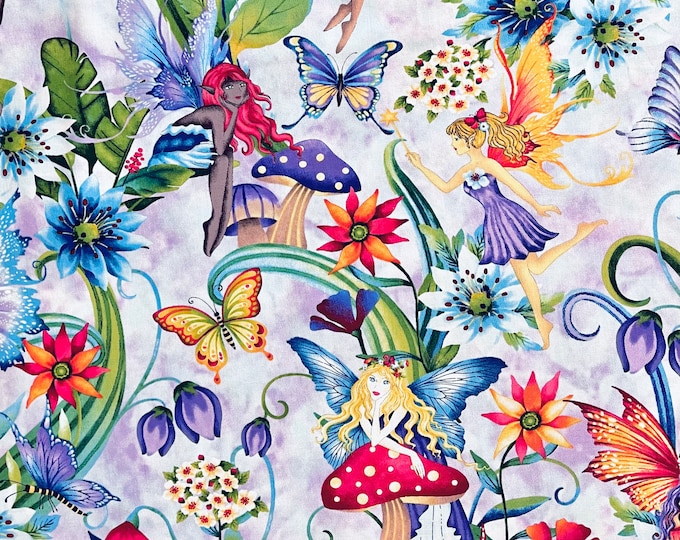 Fairytale Forest Quilt Kit With Fabric and Pattern for 78x86 Quilt Top ...