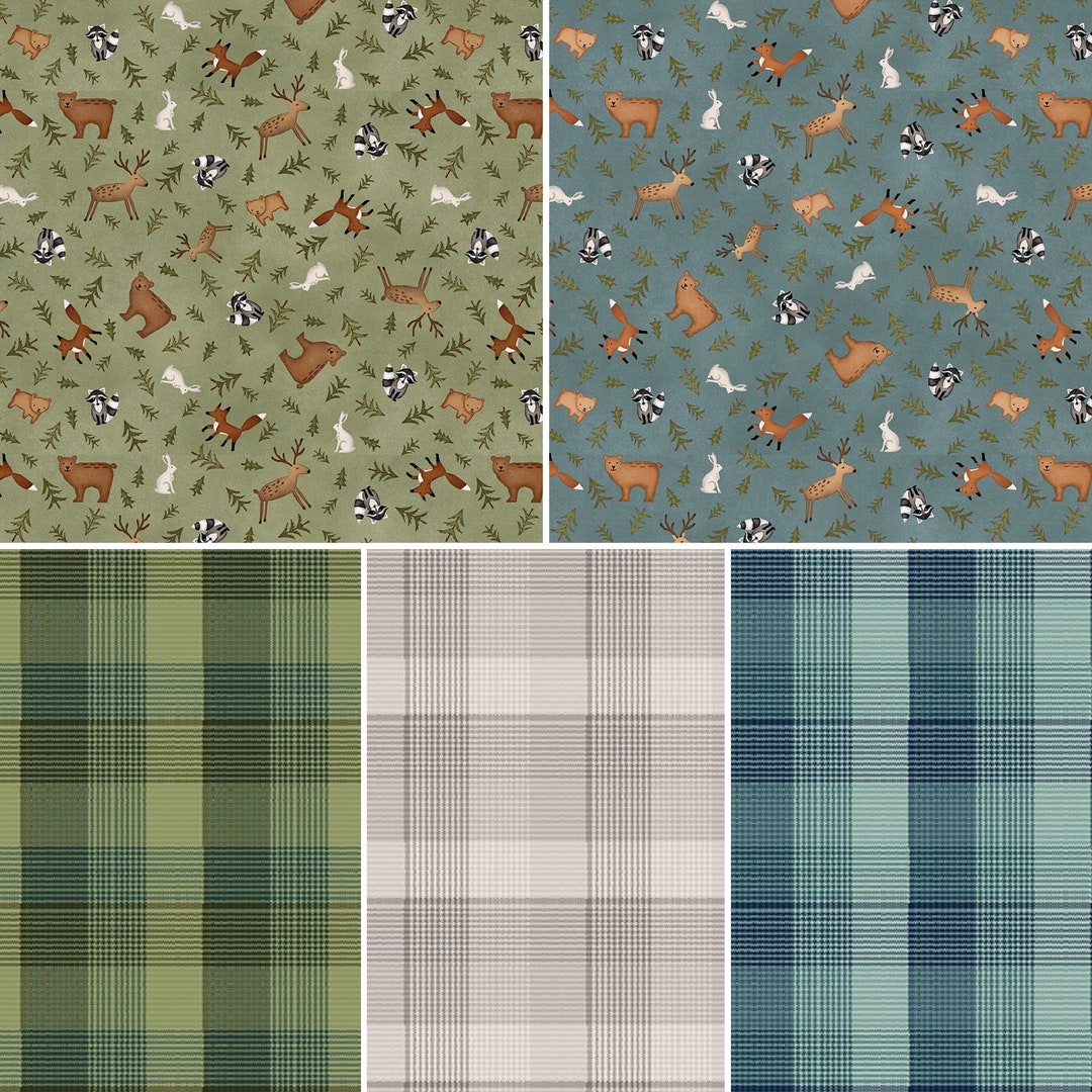 The Mountains Are Calling Flannel Prints Collection Fabric by the Yard ...