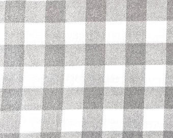 Dusty Blue 3” Plaid Woven Flannel Fabric by the Yard 100% Brushed ...