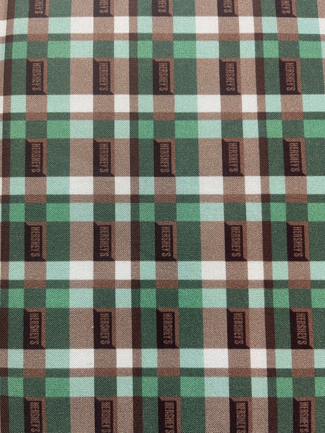 Hersheys Camp Smores Plaid by Riley Blake Fabric by the Yard 100% ...