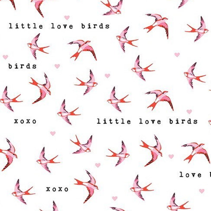 Fabric Love Birds - Etsy