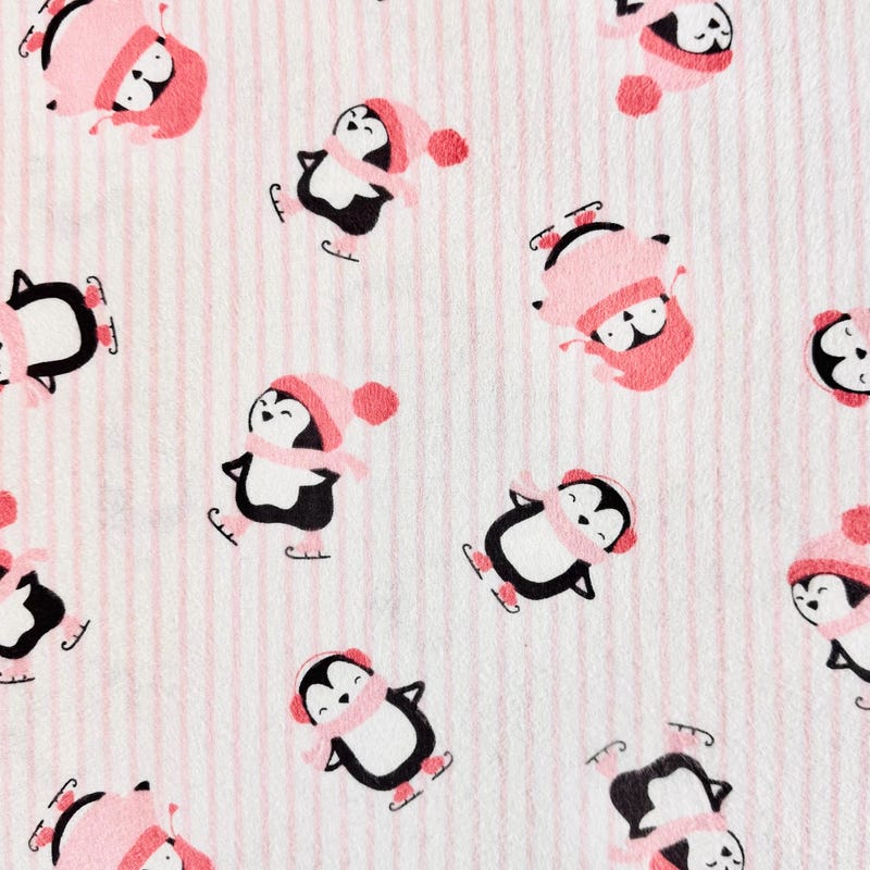Penguin Fabric - Etsy