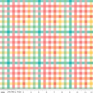 Spring Plaid Fabric by the Yard 100% Premium Cotton gingham Cottage by ...