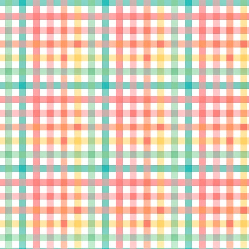 Spring Plaid Fabric by the Yard 100% Premium Cotton gingham - Etsy