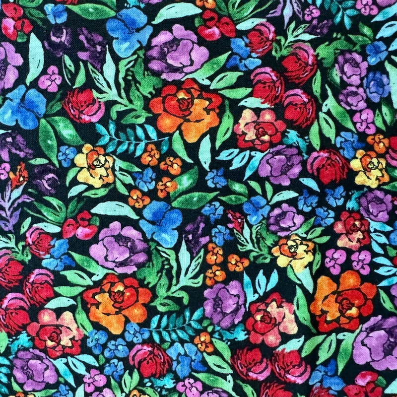 Jewel Tones Fabric - Etsy