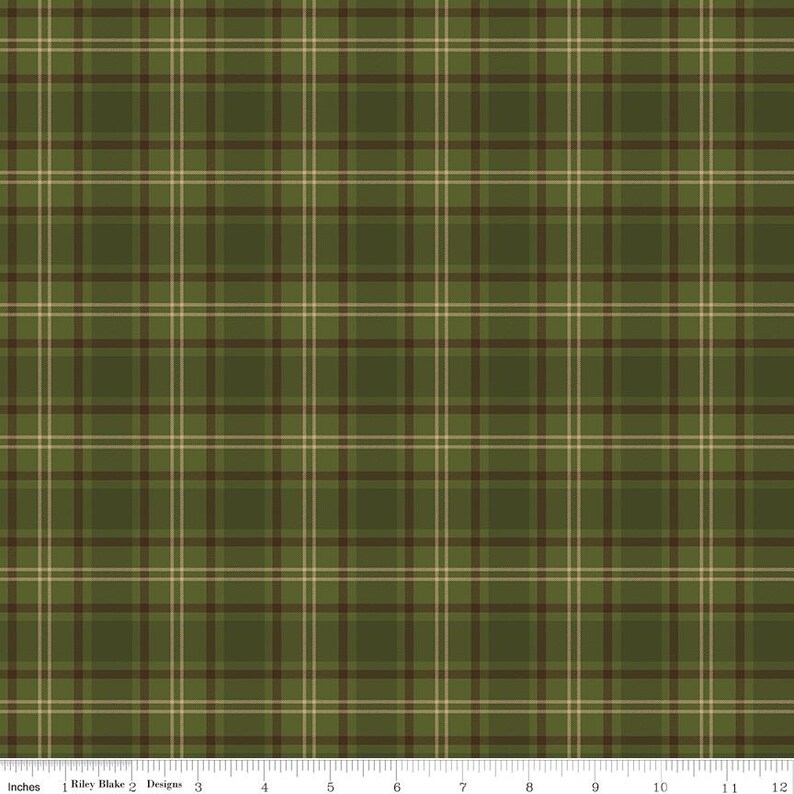 Pine Grove Adventure Plaid Fabric by the Yard 100% Premium Cotton by ...