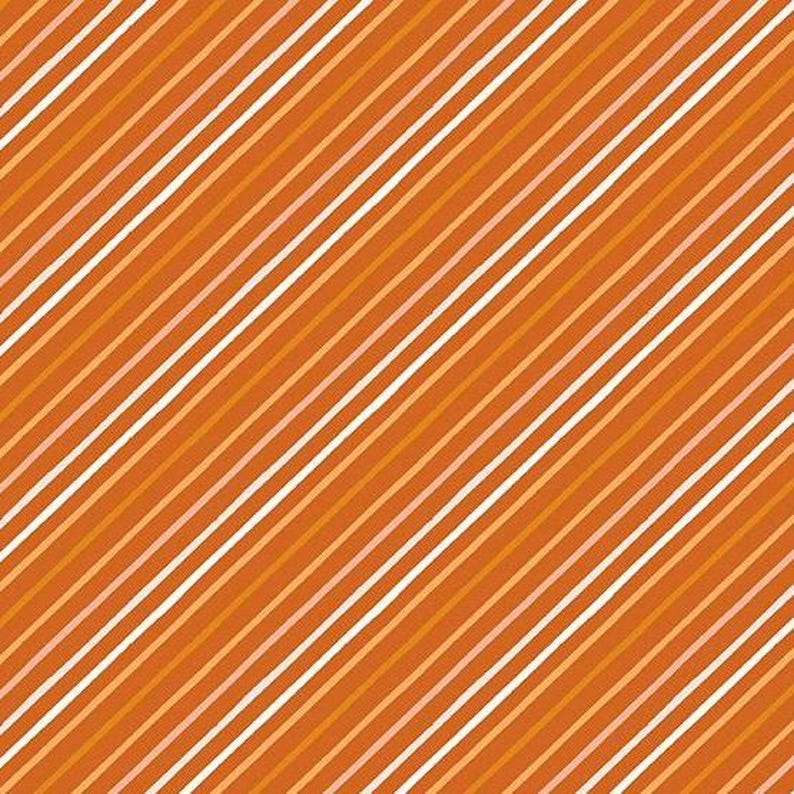 Harvest Diagonal Stripe Fabric by the Yard 100% Premium Cotton “happy ...