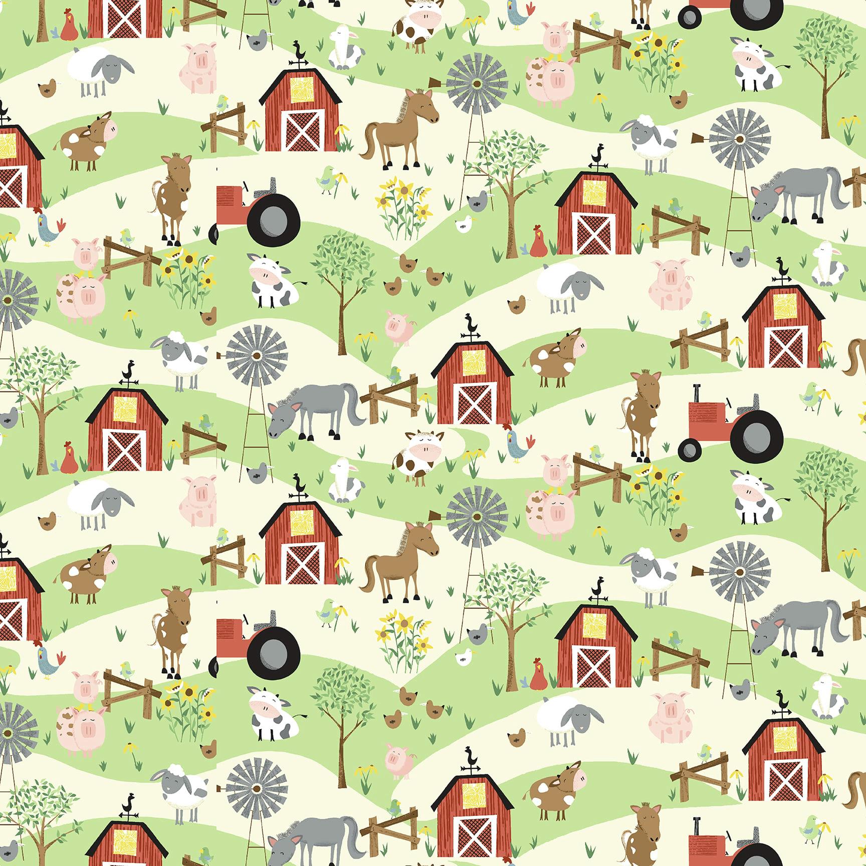 Farm-tastic Friends Fabric Collection 100% Premium Cotton by Studio E ...