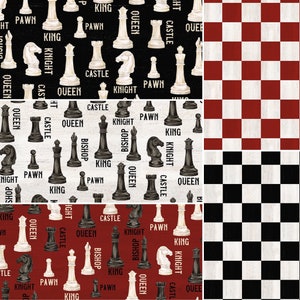 Black & White Textured Checkerboard Fabric by the Yard 100% Premium ...