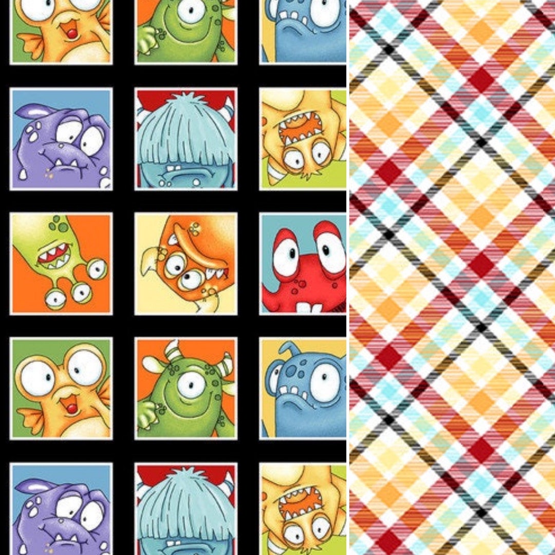 Monster’ocity Collection Monster Fabric 100% Premium Cotton by the Yard ...