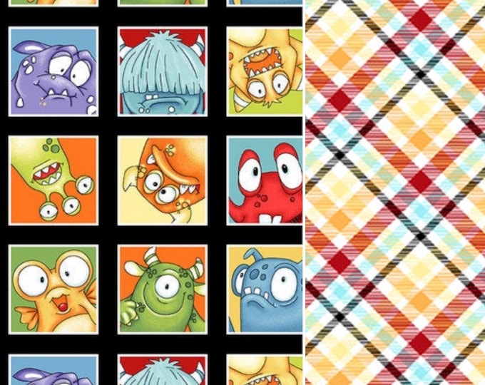 Monster’ocity Collection Monster Fabric 100% Premium Cotton by the Yard ...