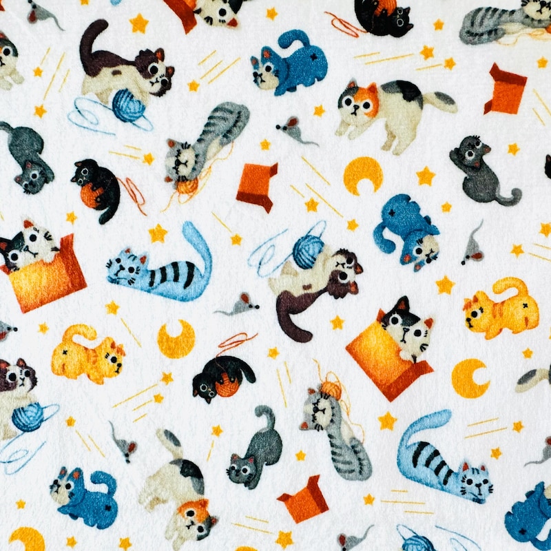 Tiny Print Fleece Fabric - Etsy