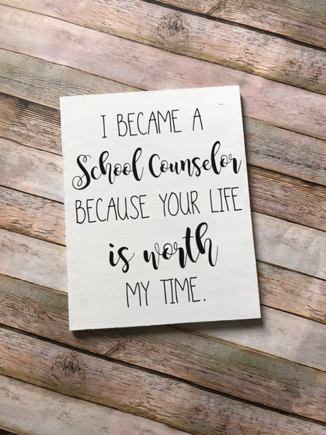 School Counselor Inspirational Sign - Etsy