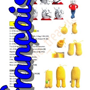 Simon the Rabbit Crochet Pattern, Crochet Pattern Simon and Gaspard ...