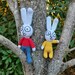 Crochet Pattern Simon the Rabbit Mini, Tutorial Crochet Simon the ...