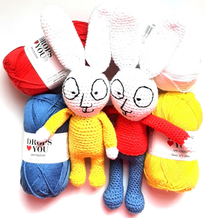 Simon the Rabbit Crochet Pattern Crochet Pattern Simon and - Etsy