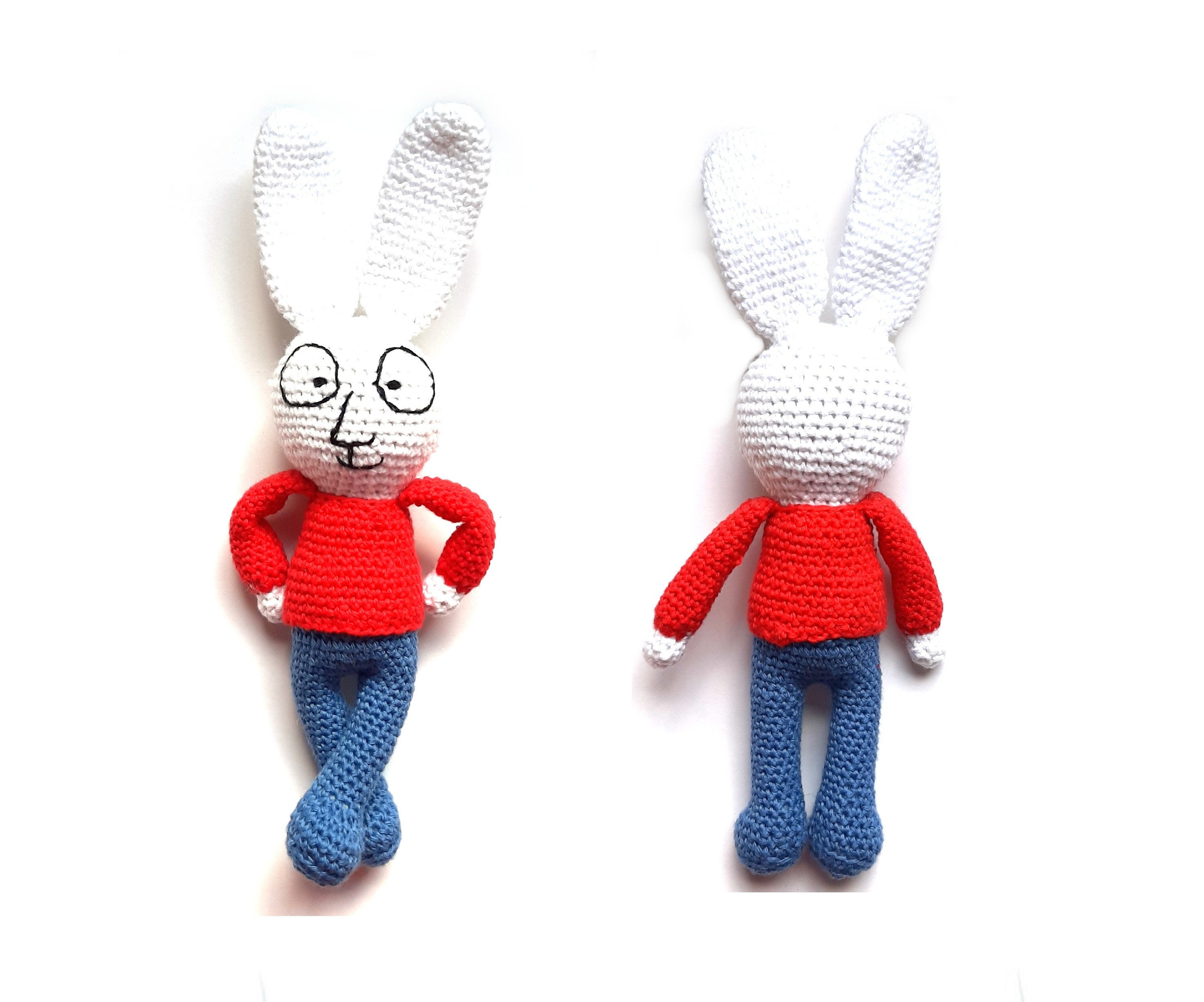 CROCHET PATTERN Simon the Rabbit Crochet Pattern Simon and - Etsy Canada
