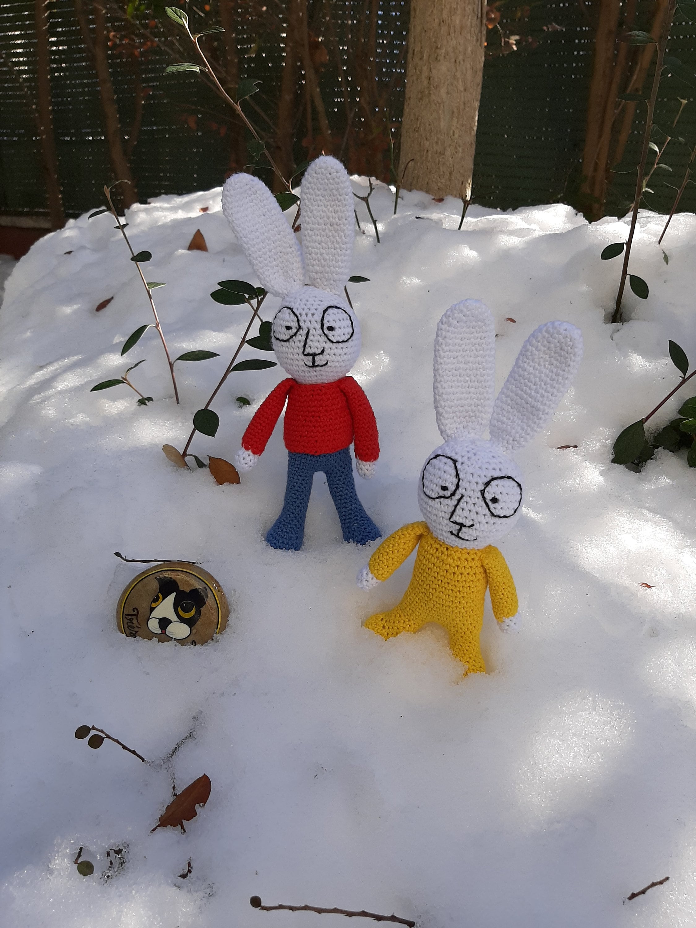 Simon the Rabbit Toy Simon and Gaspard Gaspard the Rabbit - Etsy UK