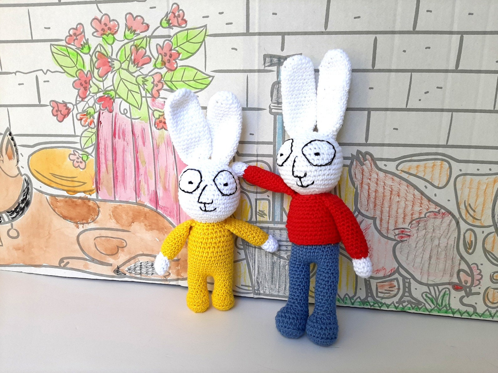 Simon the Rabbit Crochet Pattern Crochet Pattern Simon and - Etsy
