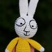 Crochet Pattern Simon the Rabbit Mini, Tutorial Crochet Simon the ...