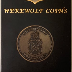 Werewolf Coins, 42 Character Coins for the Game Werewolf - Etsy