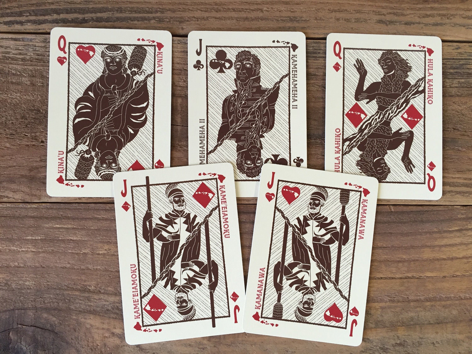 Hawaiian Playing Cards - Etsy