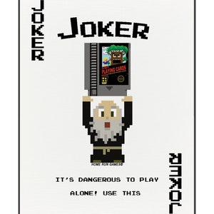 8-bit Playing Cards, Retro, 80's, Vintage, Classic, Video Games, Arcade ...