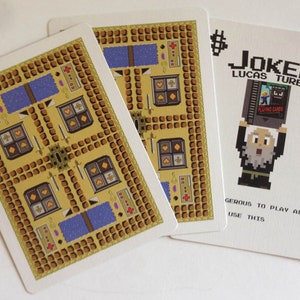 Bicycle 8-bit Gold Limited Playing Cards - Etsy