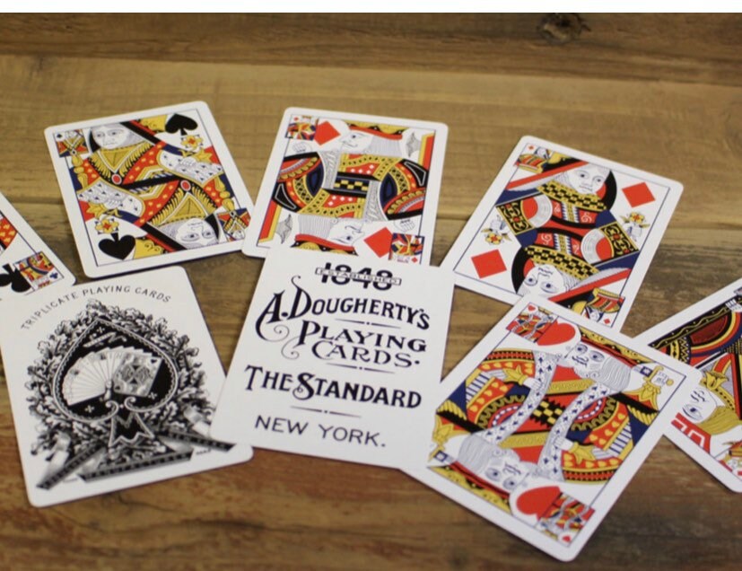 1876 Andrew Dougherty No.18 Triplicate Dragon Red Original Release ...